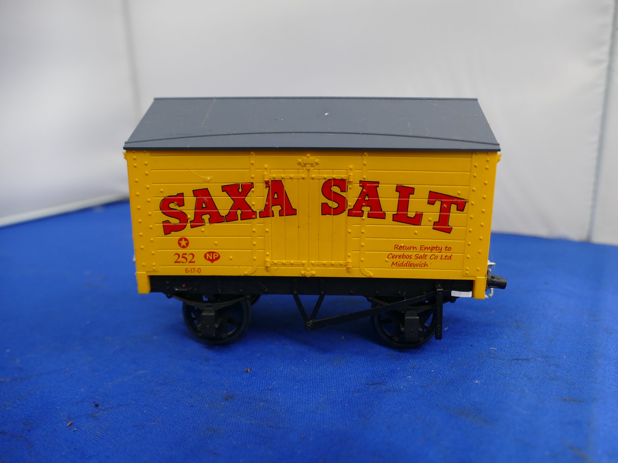 "O" Gauge Dapol Salt Van "Saxa Salt" (used) – Tony Green Steam Models